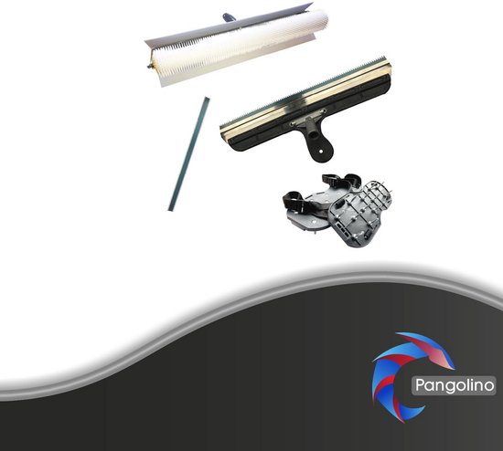 Ontluchtingsroller set voor vloercoating - 50 cm roller met nagelzolen ...