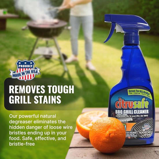 BBQ Grill Cleaner 16 Fl Oz - Verbrand voedsel en vet verwijderen van ...