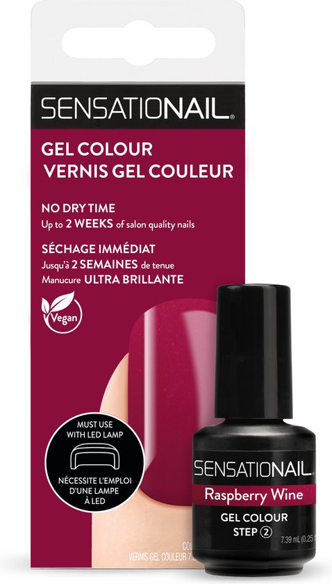 Sensationail Gel Color Nagellak - 71592 Raspberry Wine | bol.com
