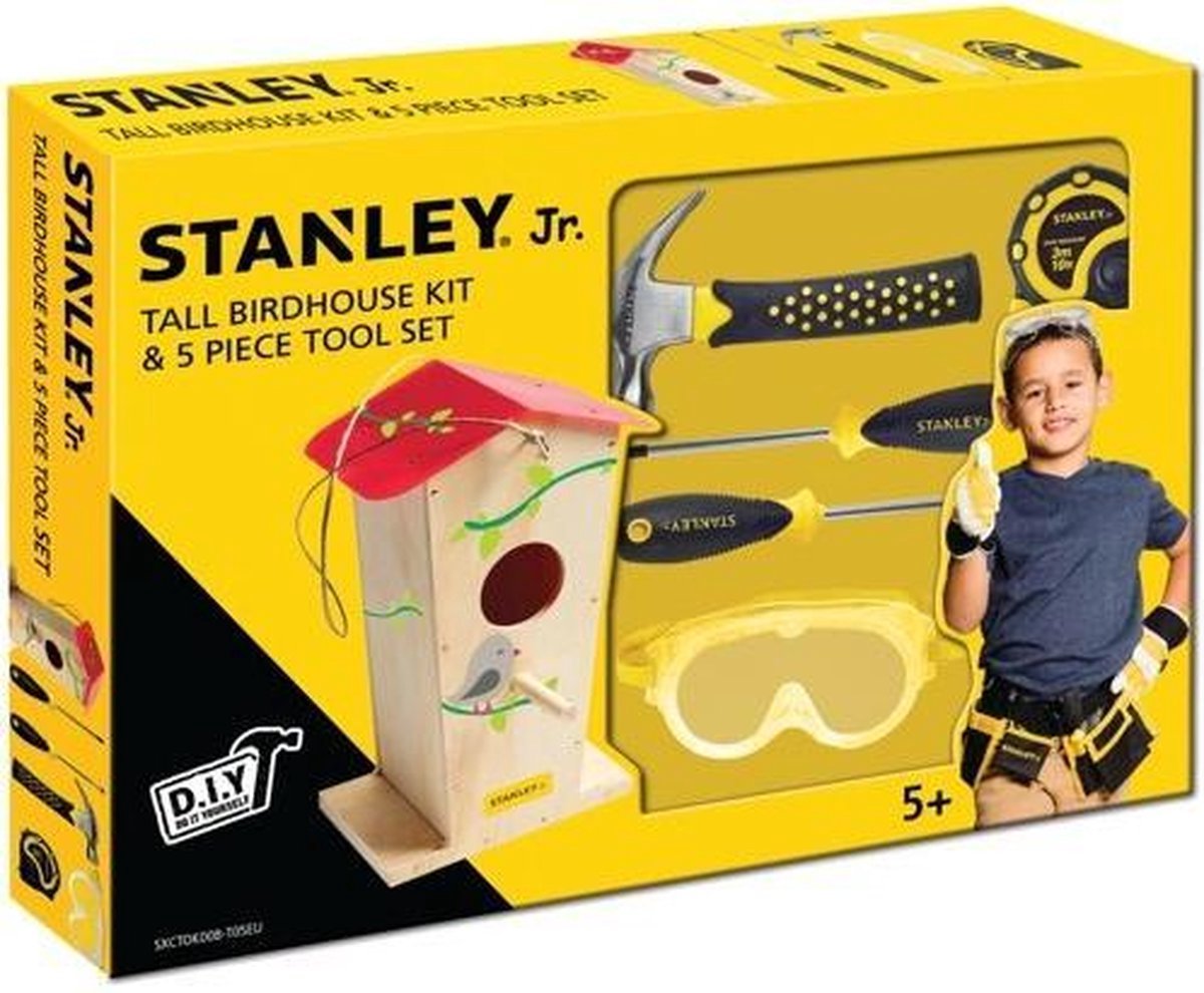 Stanley DIY Vogelhuisje - Bouw Speelgoed - 20 x 14,5 CM - Incl. Hamer ...