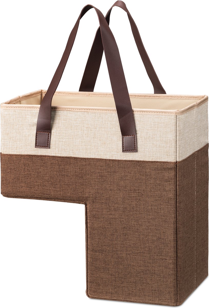 Navaris opbergmand voor de trap - 35 x 37 x 19 cm - L-vormige opberger ...