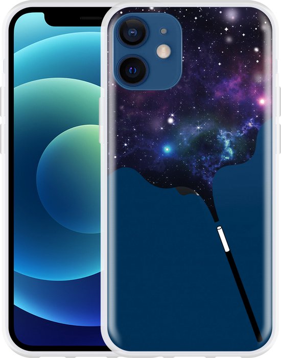 Apple iPhone 12 Mini Hoesje Galaxy Toverstaf - Designed by Cazy | bol.com