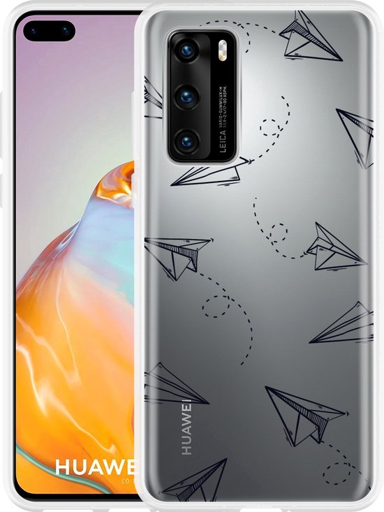 Huawei P40 Hoesje Paper Planes Designed by Cazy | bol