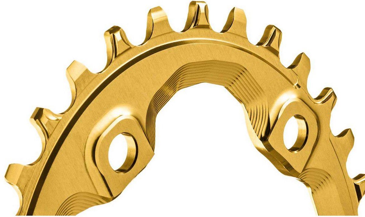 ABSOLUTE BLACK Plateau Asymétrique Oval XT M8000/MT700 - Or - 32 dents ...