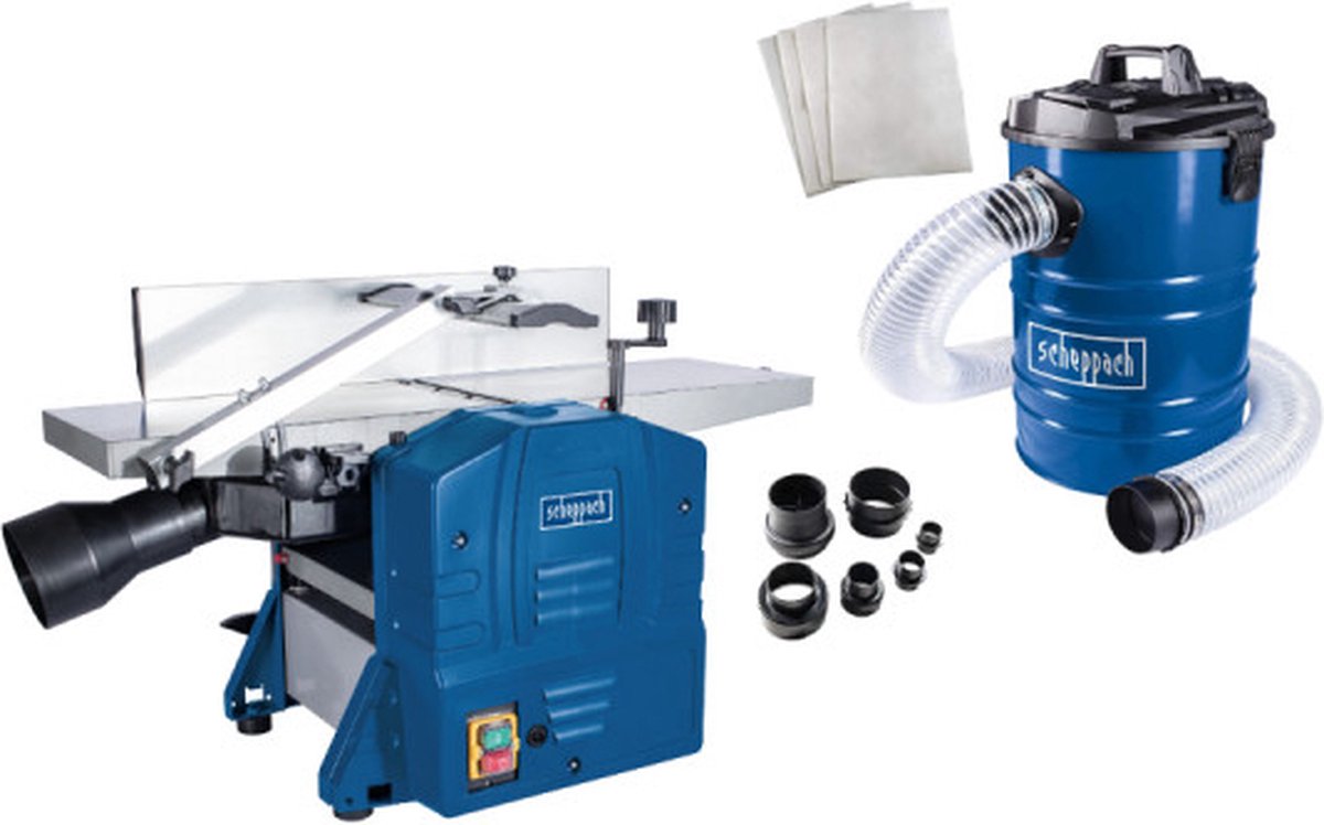 Pack SCHEPPACH Schaafmachine en schaafbank - 204 mm - 1500 W - HMS860 ...