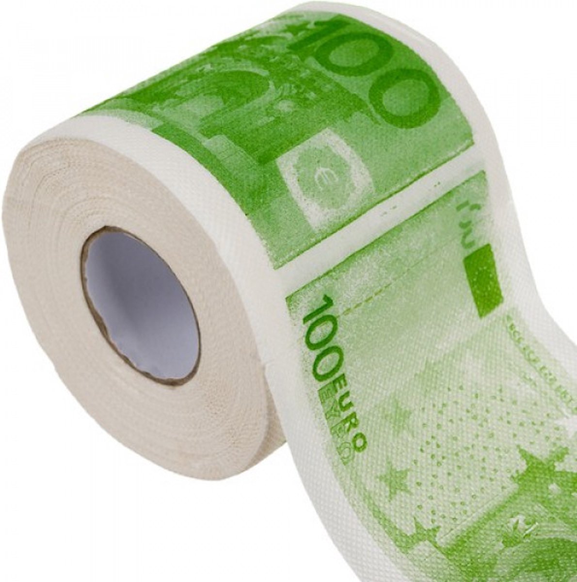 2 Rollen Toilet papier 100 euro biljet XL WC rol Malatec | bol.com