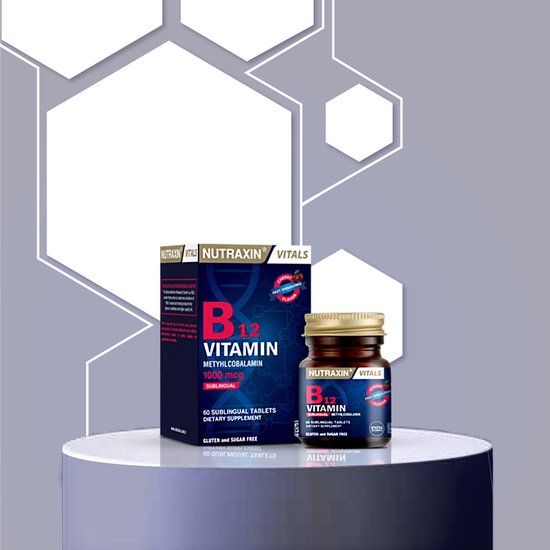 Nutraxin B12 Vitamini (1000 Mcg) - 60 stuks | bol