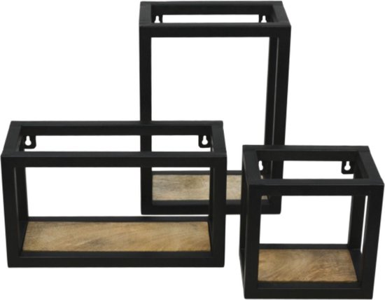 Wandrek Zwevend - Wandplank - Muurrek Decoratie - Muurplank Industrieel ...