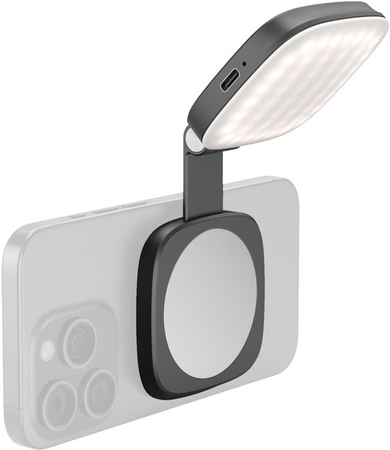 SmallRig 4933 Vibe P48 Detachable Mobile Phone LED Light with MagSafe (zwart) | bol