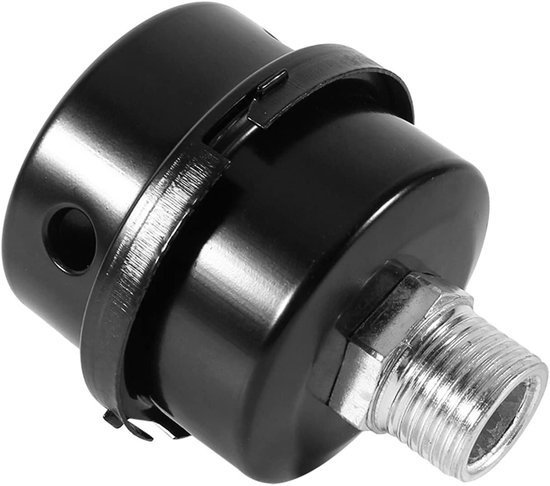 Silent Compressed Air Filter - Metal Noiseless Suction Filter 20mm (1/2 ...