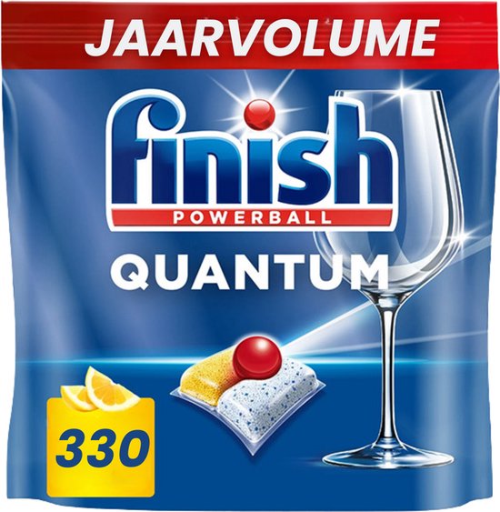 Finish Quantum Lemon 330 Tabs - Jaarverpakking | bol
