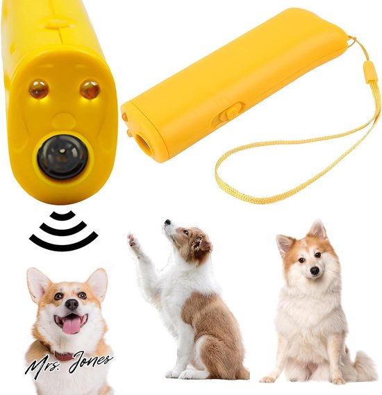 Mrs. Jones Handheld Dog Repellent Trainer LED Ultrasone hond Repeller 3 ...