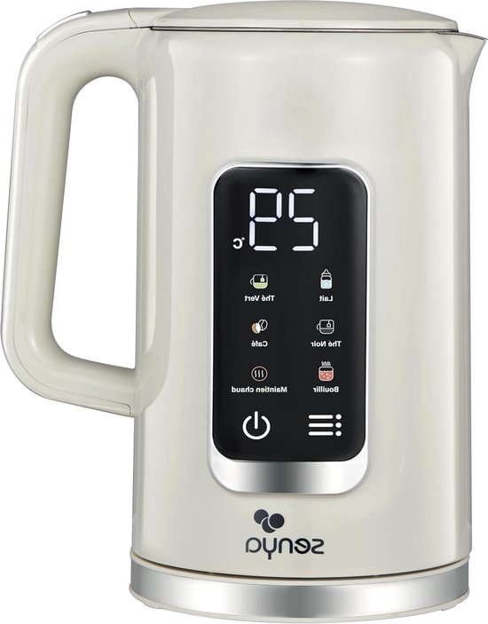 Elektrische waterkoker - 1,7 liter - crèmekleurig | bol