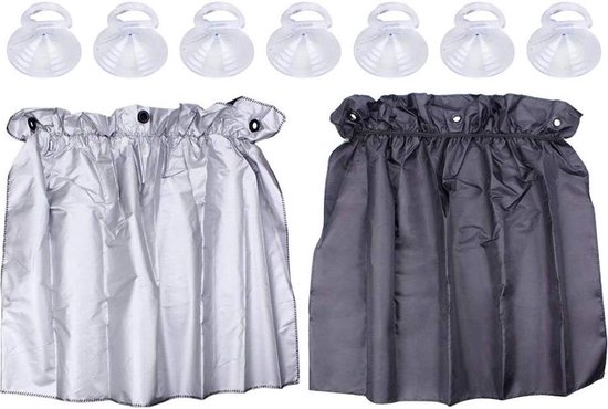 Contetn in Autogordijn Autozonnescherm - Achterzijruitgordijn - Zuignap ...