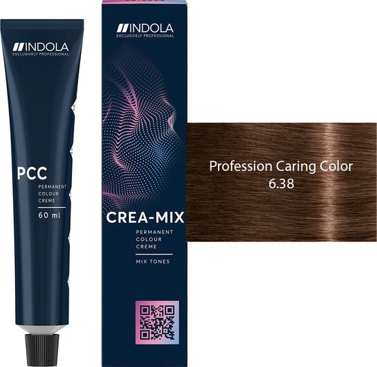 Indola - Indola Profession Permanent Caring Color 6.38 60ml | bol