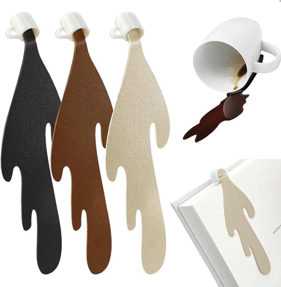 Unique Funny Coffee Split Bookmarks - Set of 3 | Personalized Creative ...