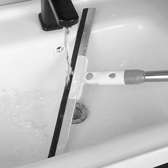 Raclette à eau à long manche - idéale pour les douches et les fenêtres ...