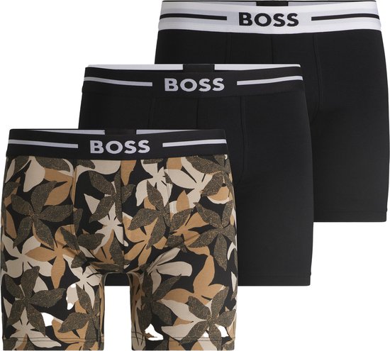 HUGO BOSS Bold boxer briefs (3-pack) - heren boxers normale lengte ...