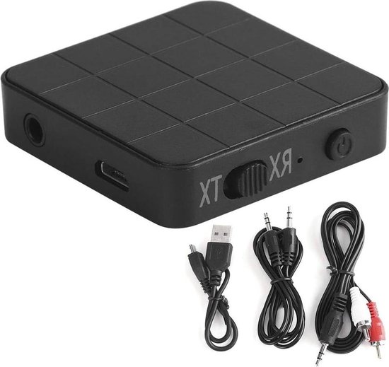 Bluetooth Audio-zender Adapter 5.0 - 2-in-1 Ontvanger Zender voor Auto ...