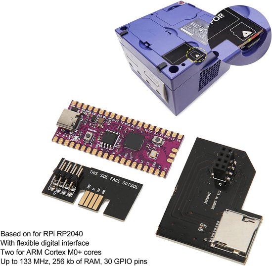 Microcontroller Board voor Pico RP2040 Dual Core ARM Cortex M0+ Processor met SD2SP2... | bol