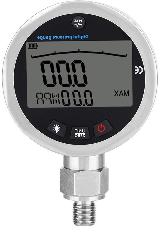 3.15 Digitale Hydraulische Manometer 10000PSI 400BAR 0-40Mpa met G1/4 ...