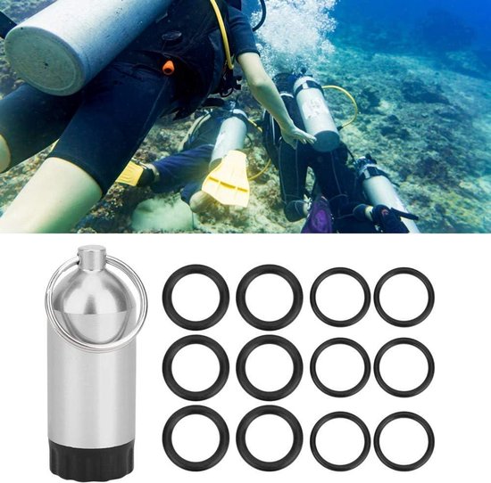 Diving Tank Mini Tank Key Ring Cylinder Valve with O-Rings Dive Set ...