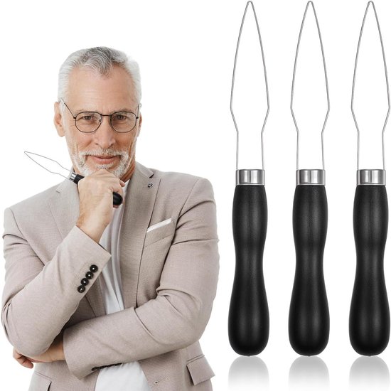 Set of 3 Button Hooks and Zipper Puller Button Tool with Easy Handle ...