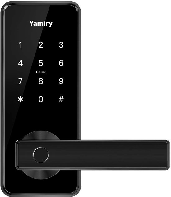 Yamiry Biometric WiFi Control Alexa Card Code Touch Screen Keyboard ...