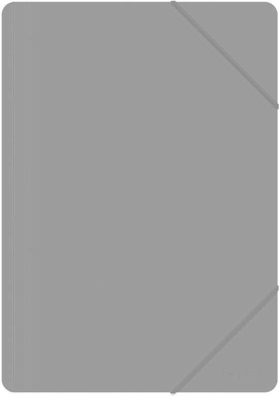 Documentenmap met elastiek KANTOORPRODUCTEN A4 PP 500 micron 3 kleppen ...