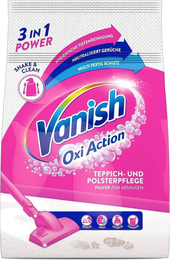 vanish oxi action tapijtreiniger - Poeder - 1 x 820 g - Groot oppervlak ...