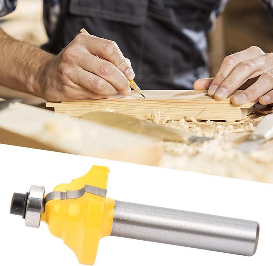 Op maat gesneden frees voor houtbewerking 8mm schacht sierlijke dubbele ...