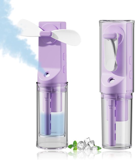 Handventilator - Mini Handventilator Met Sproei - Ventilator Met ...