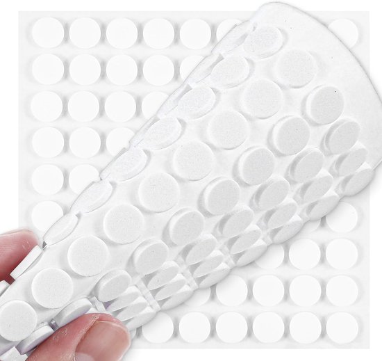 324 Pieces Zelfklevende Viltcaps - Witte Premium Ronde Viltbeschermers ...