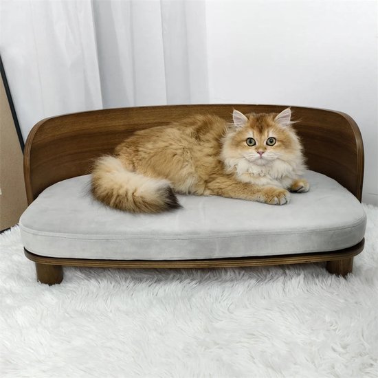 Huisdierbed – Dierenbed – Kattenbed – Hondenbed – Houten Frame ...