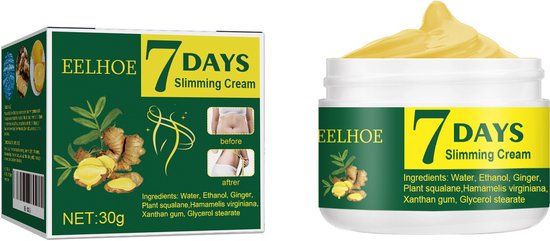4 stuks gembermassagecrème voor de arm, buik en huid, hydraterende ...