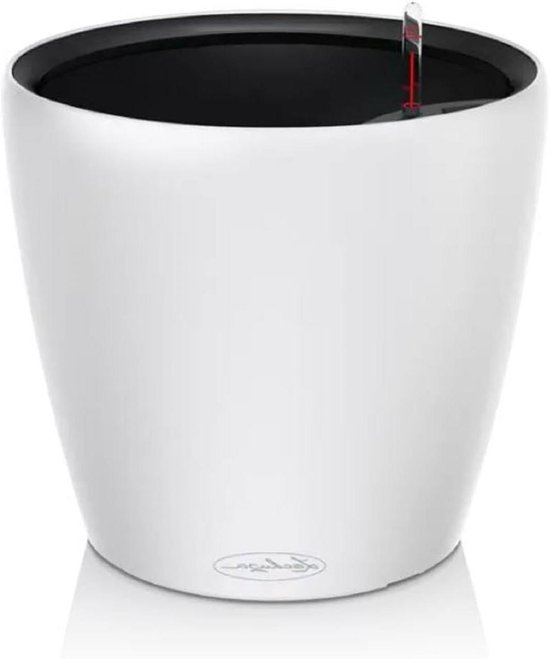 Planter CLASSICO Color LS white with irrigation system Ø 22 × 20 cm ...