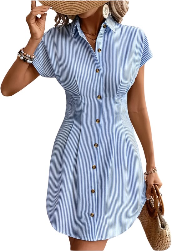 Livano Zomerjurk Dames - Zomerjurken - Volwassen - Jurk - Ibiza Stijl ...