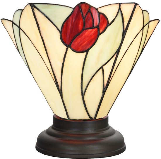 Tiffany Tafellamp Tulip - Art Deco Trade | bol