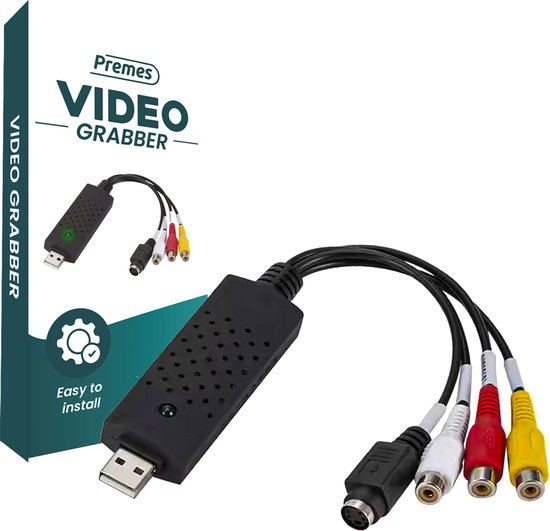 Premes Video grabber - USB - Windows 10 - Videobanden digitaliseren | bol