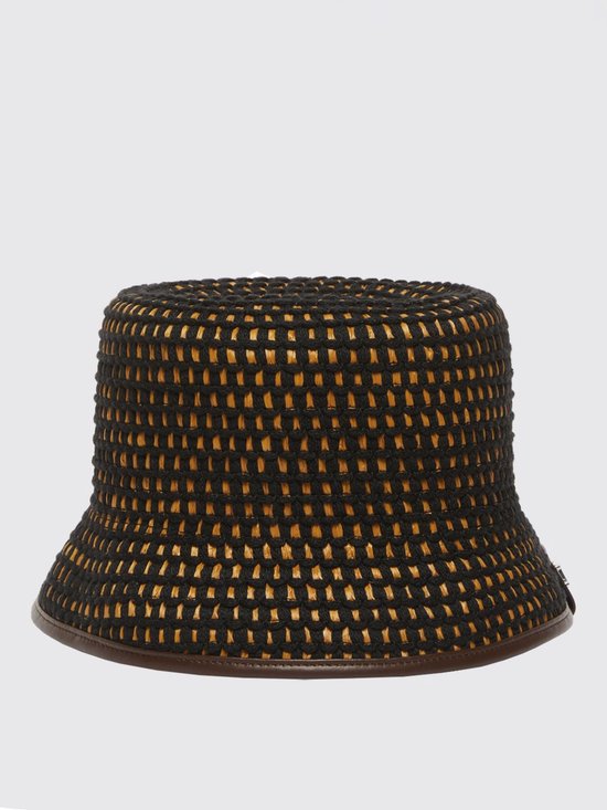 Woven Bucket Hat Wo - Black | bol