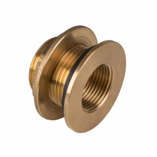 Regenton aansluiting messing 1 1/4 x 1 | bol