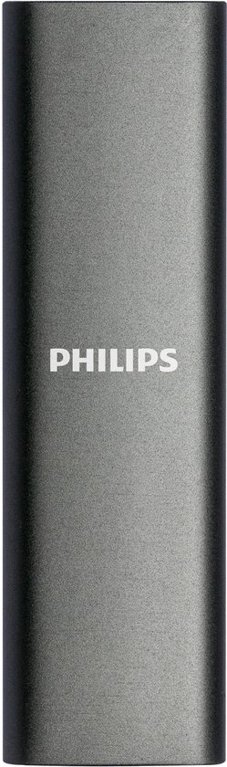 Philips externe SSD - 2TB - USB-C - Slim SATA Ultra Speed - tot 500 MB ...