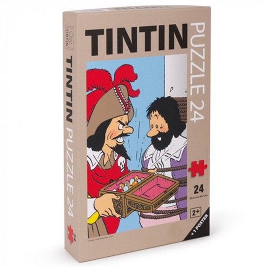 kuifje puzzel - De Schat - 24 stukjes | bol