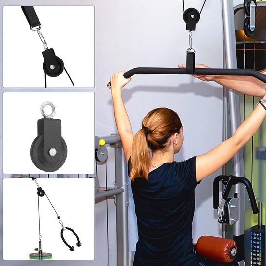 Smoakez - Katrol 90 mm voor Fitnessapparaten en Doe-het-zelf Gym ...