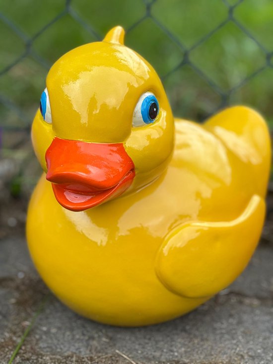 Goodyz - Decoratie - Dieren - Bad Eend - Badeend - M - 25cm lang- Geel ...