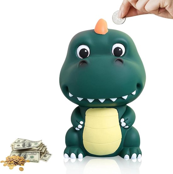 Dinosaurus spaarpot voor kinderen - Leuke spaarpot in dino-look voor ...