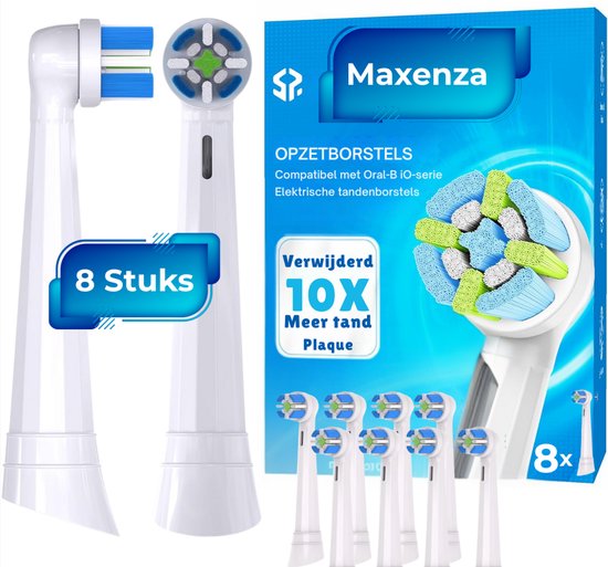 Maxenza Opzetborstels geschikt voor Oral B iO tandenborstels - Geschikt ...
