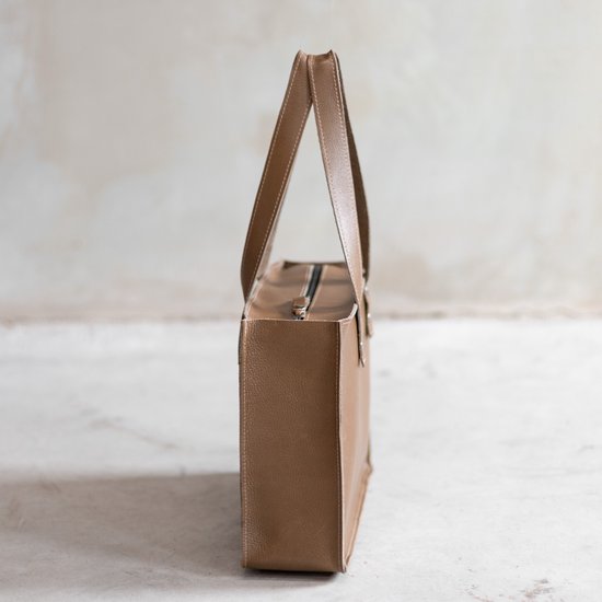 Handtas - Zand leder | bol
