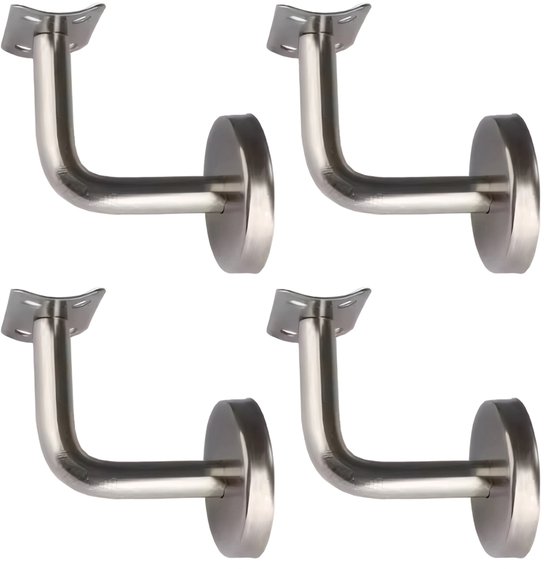 Trapleuning Beugels - RVS Muursteun - Stevige Beugels voor Leuning ...