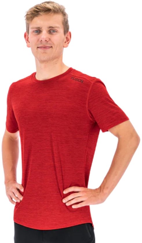 Fusion C3 Fietsshirt Heren Rood XL | bol